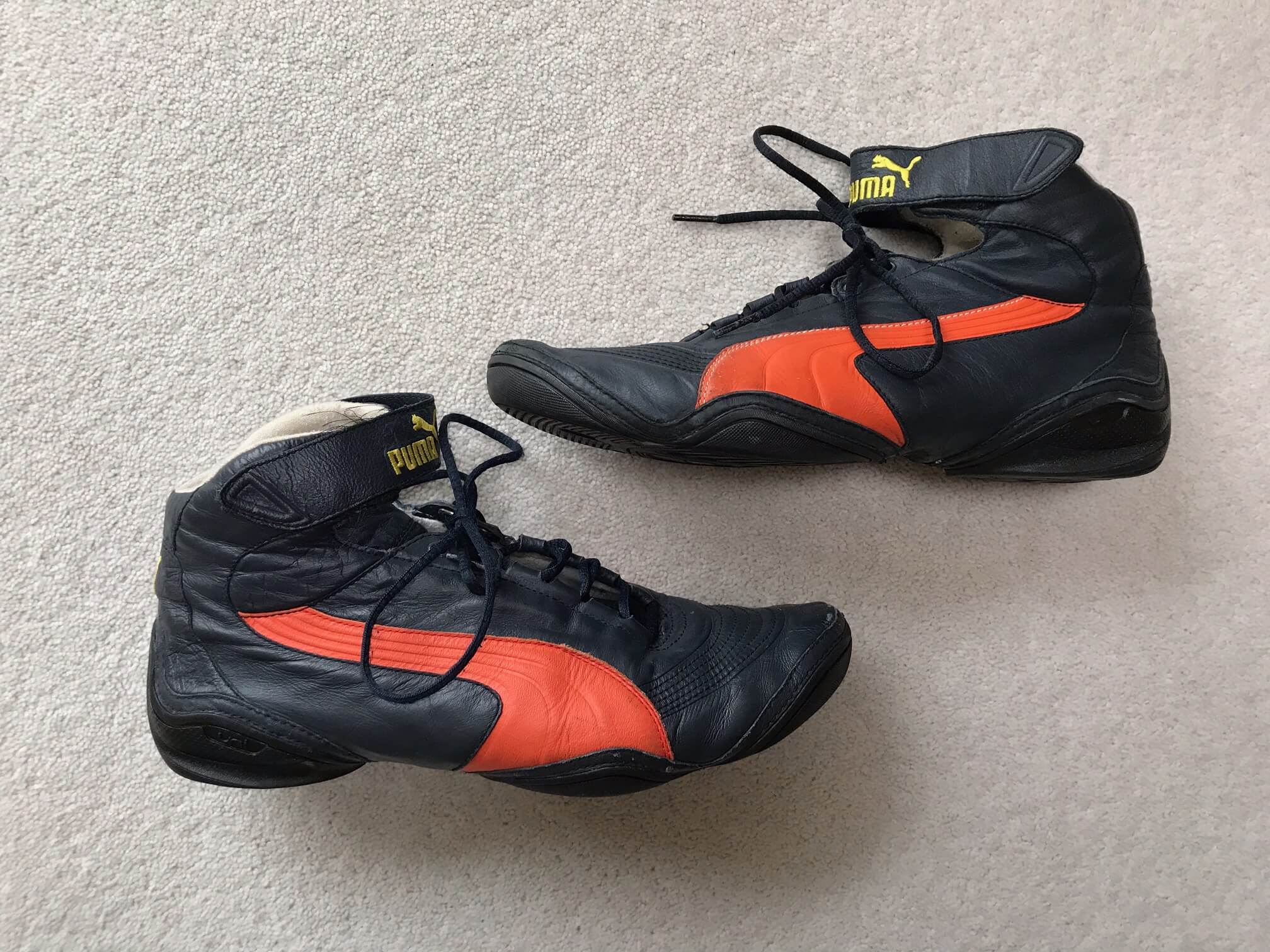 Fernando Alonso 2008 FIA Approved Custom Race Puma Boots For Sale
